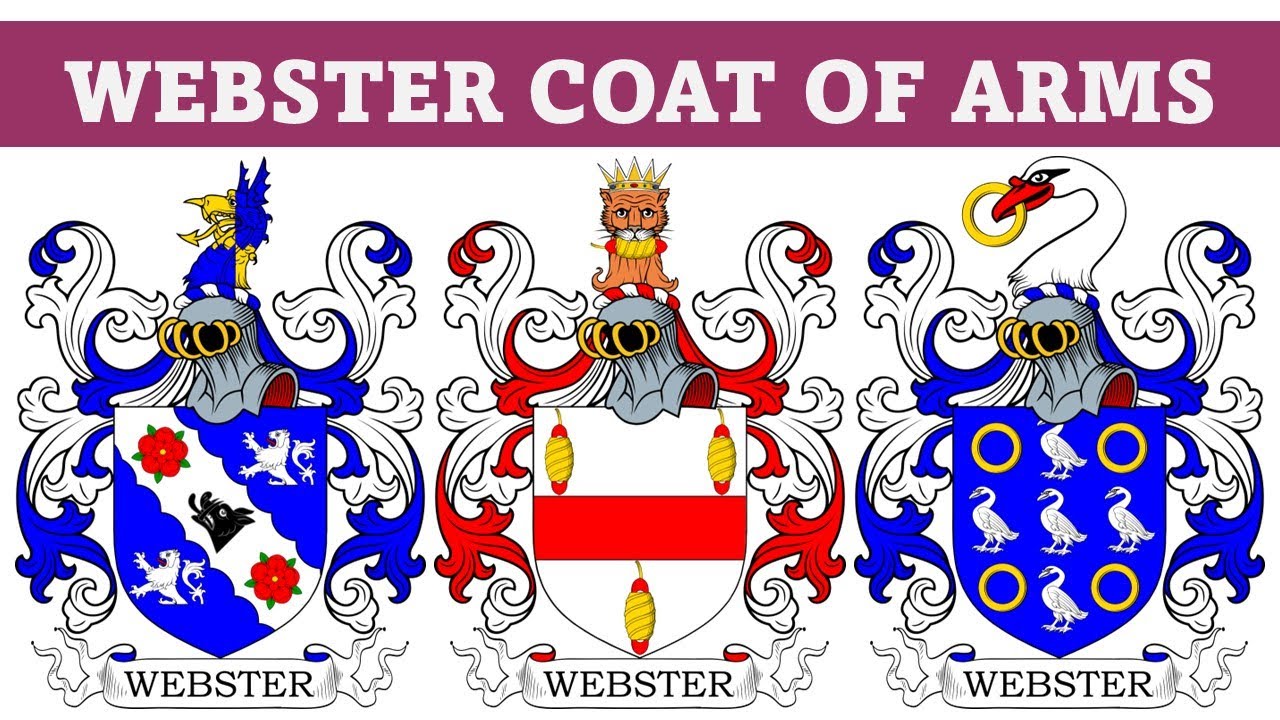 Webster Coat of Arms & Family Crest - Symbols, Bearers, History - YouTube