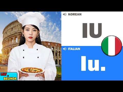 Lee Ji Eun (IU) in different languages meme