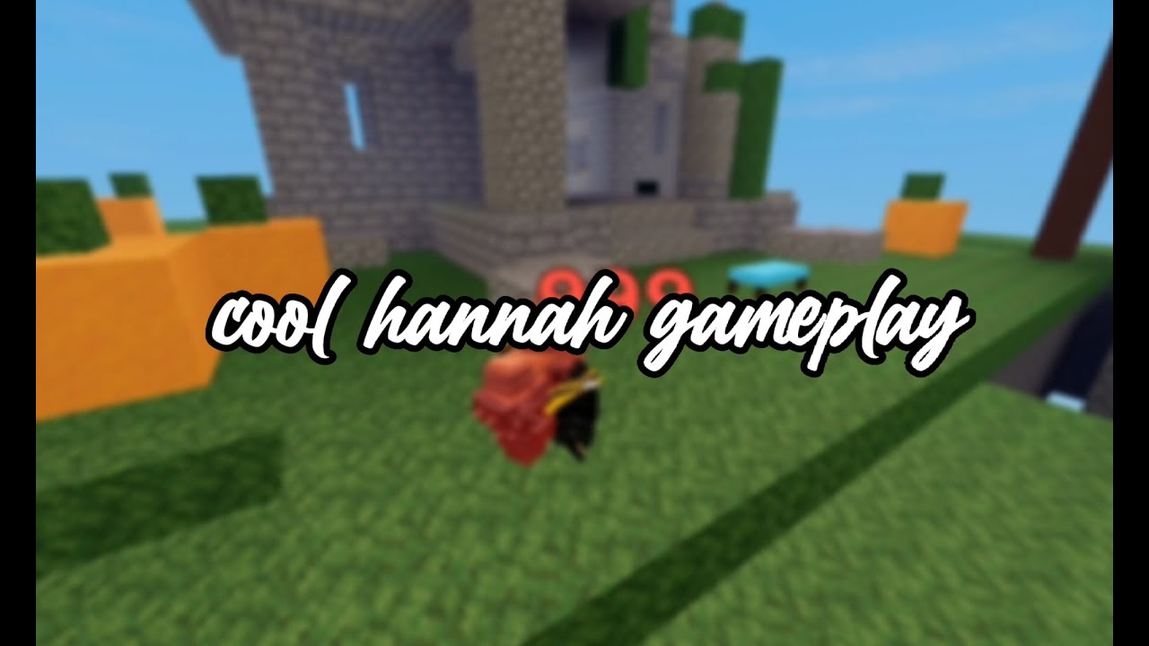 cool hannah gameplay | roblox bedwars - YouTube