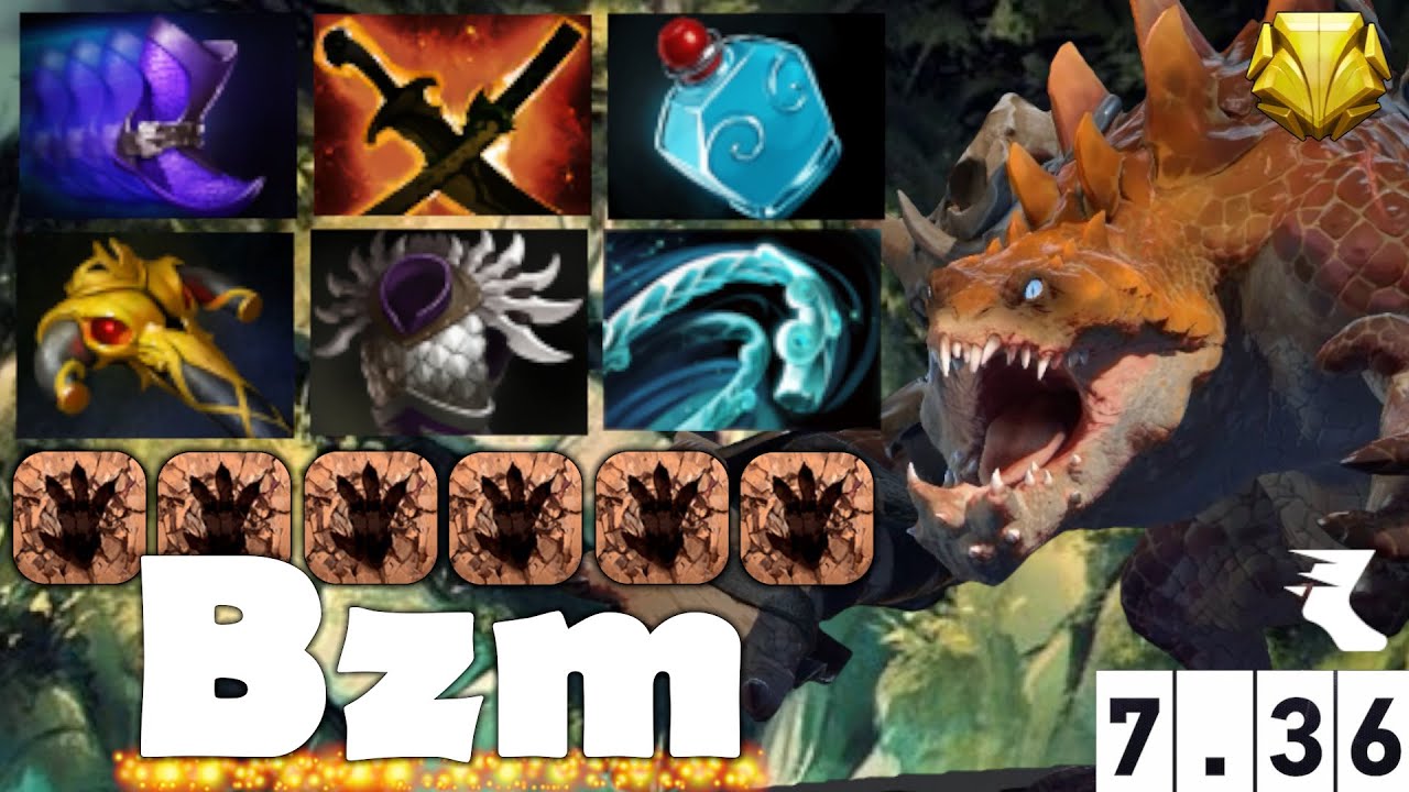 Bzm Primal Beast Dota 2 7.36c Pro Gameplay - NoobSupport13 - YouTube