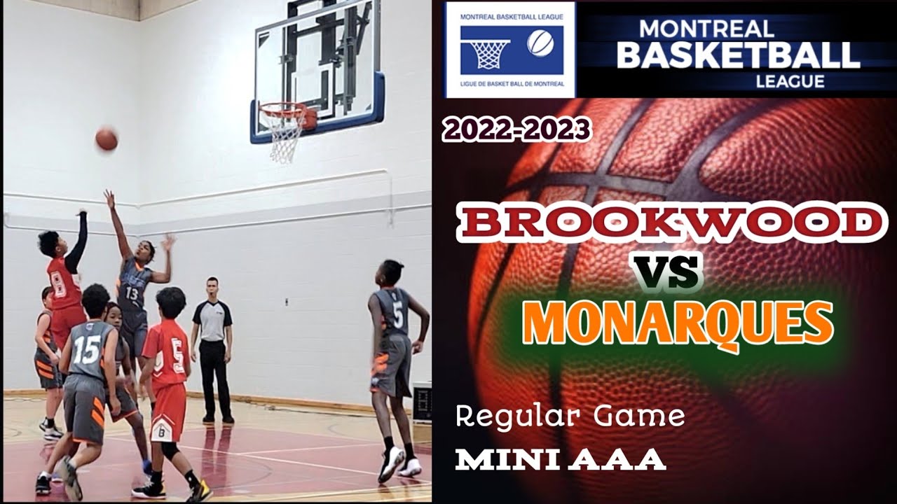 Montreal Basketball League 2022-2023.Mini AAA.Brookwood vs Monarques ...
