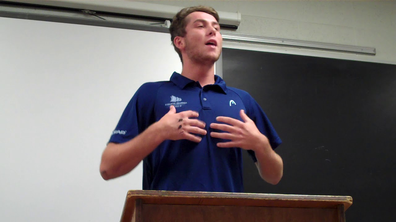 Matthew Hulme- CCGA Speech One - YouTube