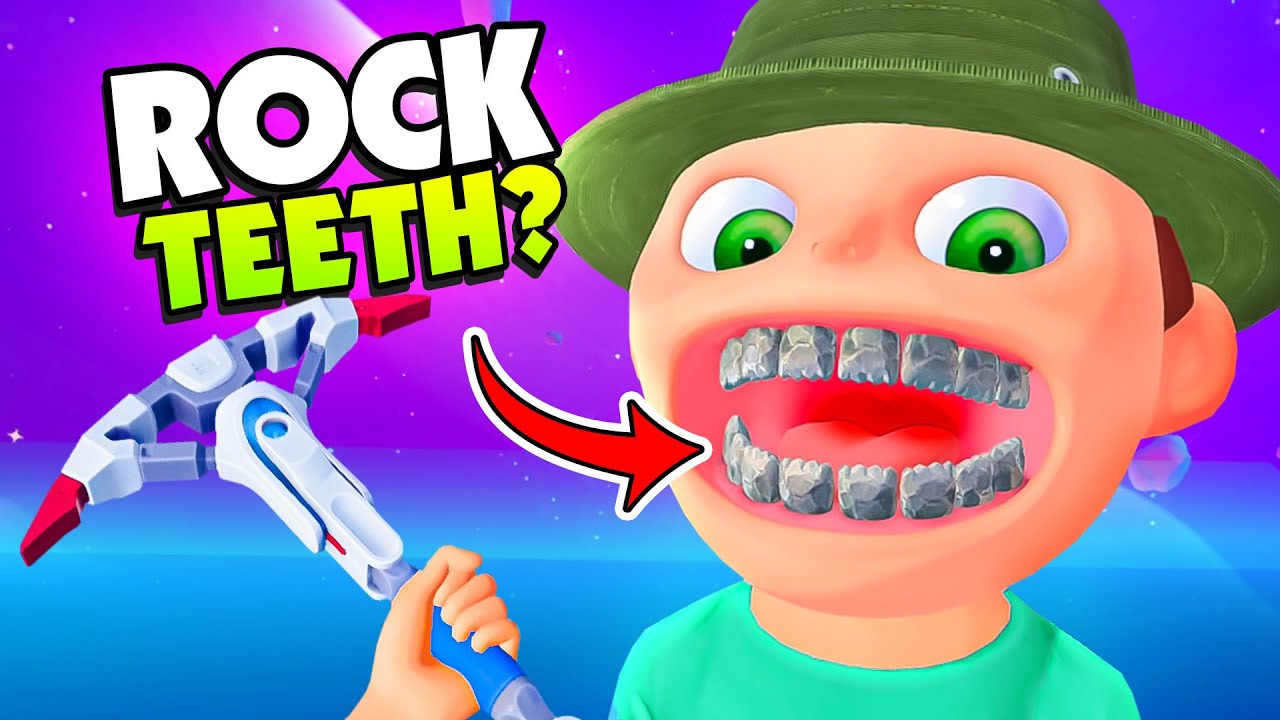 Giving a Human ROCKS For Teeth! - (VR Dentist Sim) - YouTube