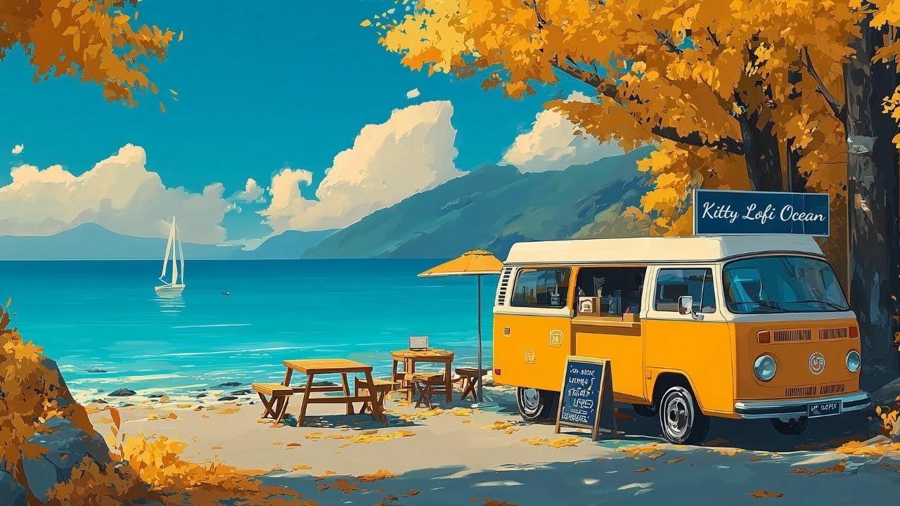 Peaceful Autumn Morning Lofi 🍂 Calm October Lofi cozy for Study, Work ...