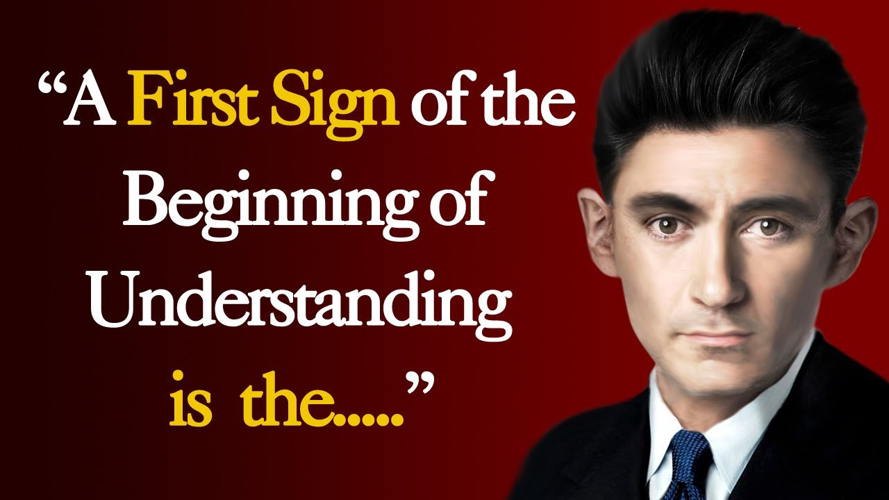 Franz Kafka's Quotes you need to know before 30 | Josh Motivation # ...