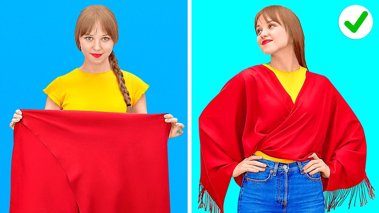 WINTER CLOTHING HACKS || Cool Winter Hacks to Keep You Warm And Cozy By ...