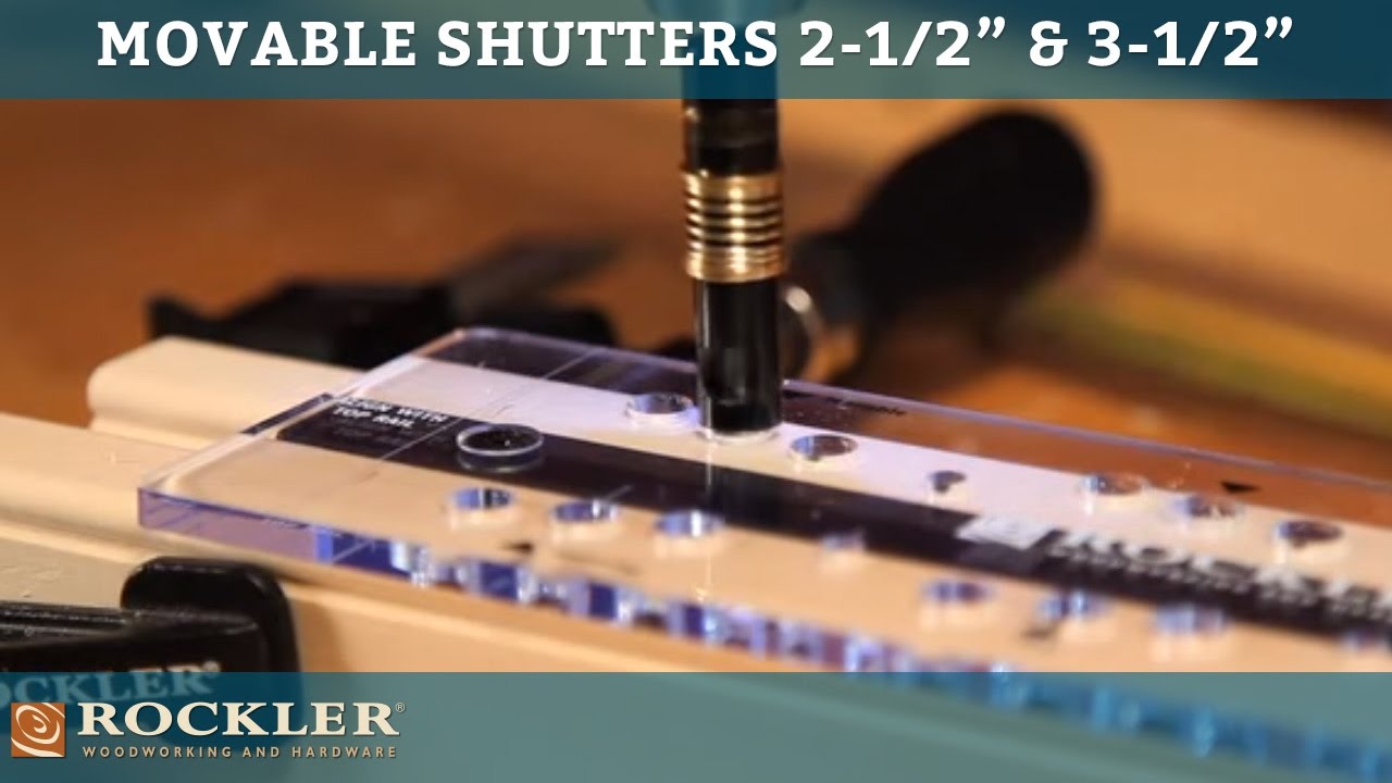 Movable Shutter Instructions for 2-1/2'' & 3-1/2'' - YouTube