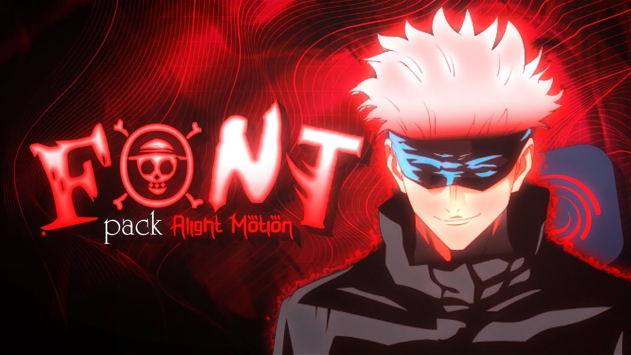 20+ Anime Font Pack \ - alight motion - YouTube