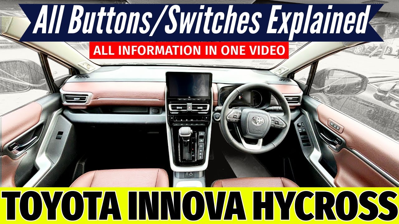 Step By Step: All Buttons/Switches Explained in One Video |Toyota ...
