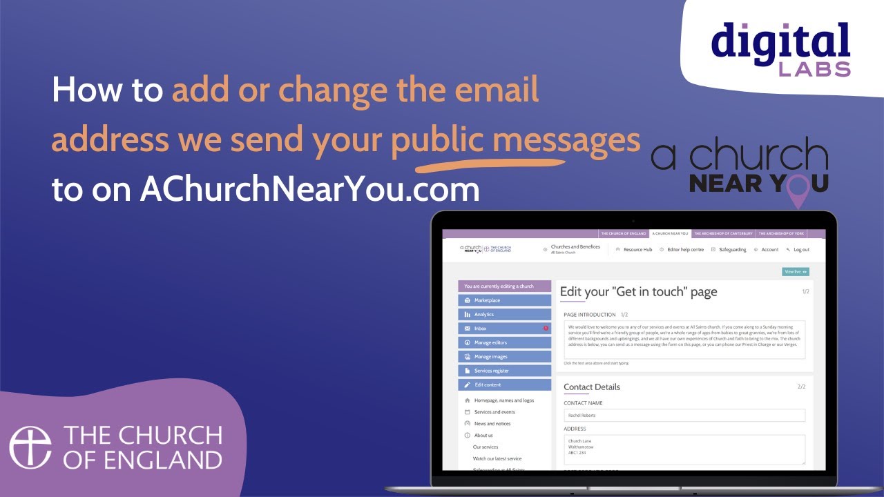 How to add or change the email address we send your public messages to ...