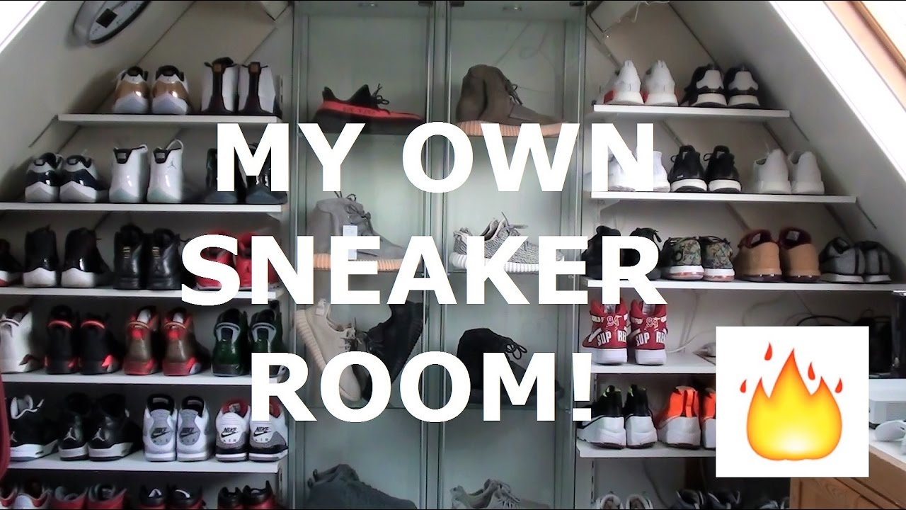 'TOUR' IN MY OWN SNEAKER ROOM! A DREAM COMING TRUE! - YouTube