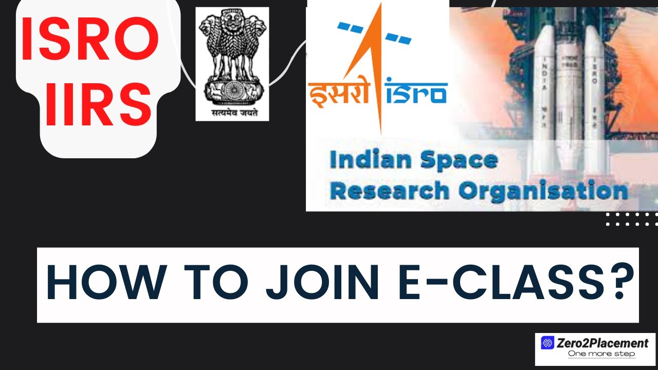 How to join E- Class | Isro | IIRS E-Class | How to Get Live Lecture ...