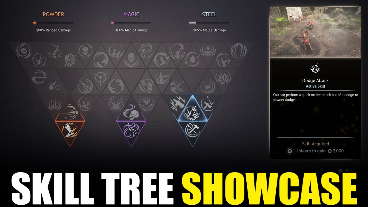 Flintlock: The Siege of Dawn - Full Skill Tree Showcase - YouTube