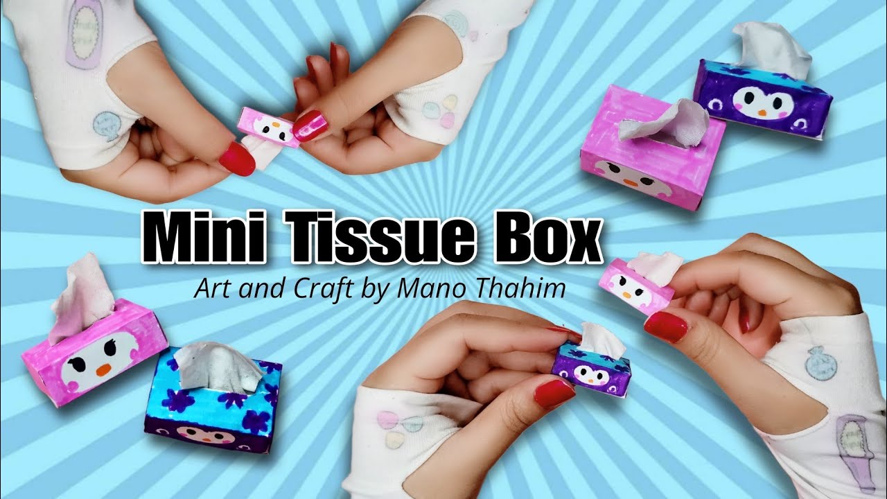 Cute Ideas | How to Make | DIY Mini Tissue Box | Easy to Make | No glue ...