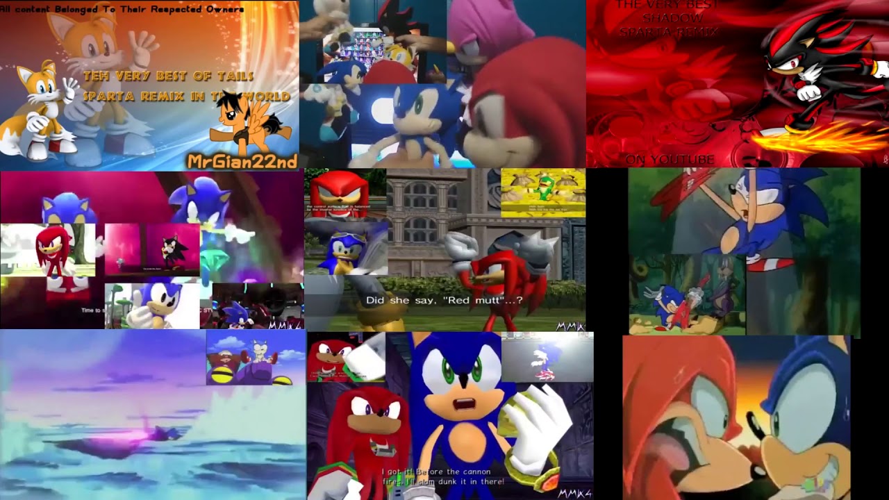 Sparta Remix Sonic Nineparison 4 - YouTube