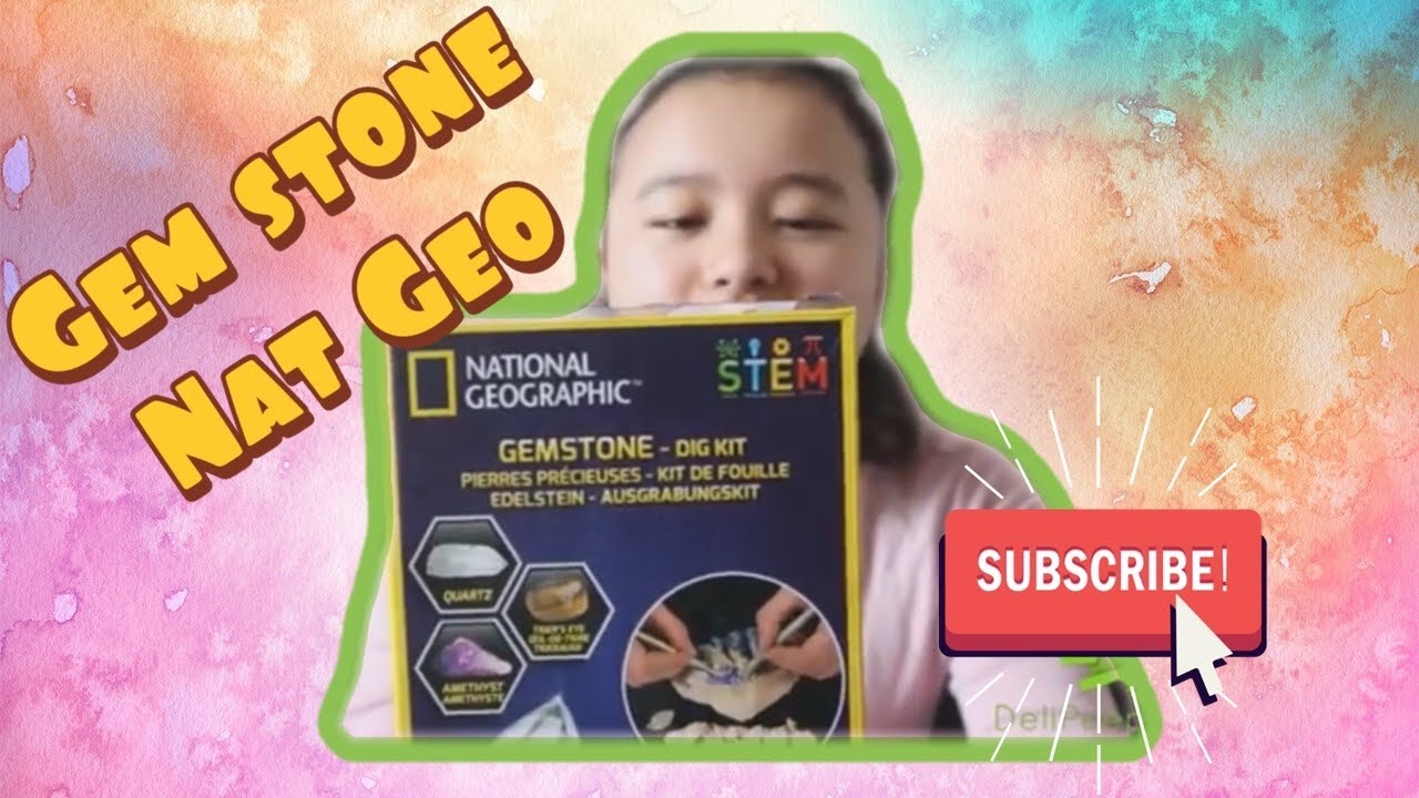 Reviewing gemstone nat geo gem digging kit - YouTube