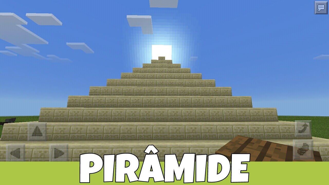 MINECRAFT - Como construir uma pirâmide ? - YouTube