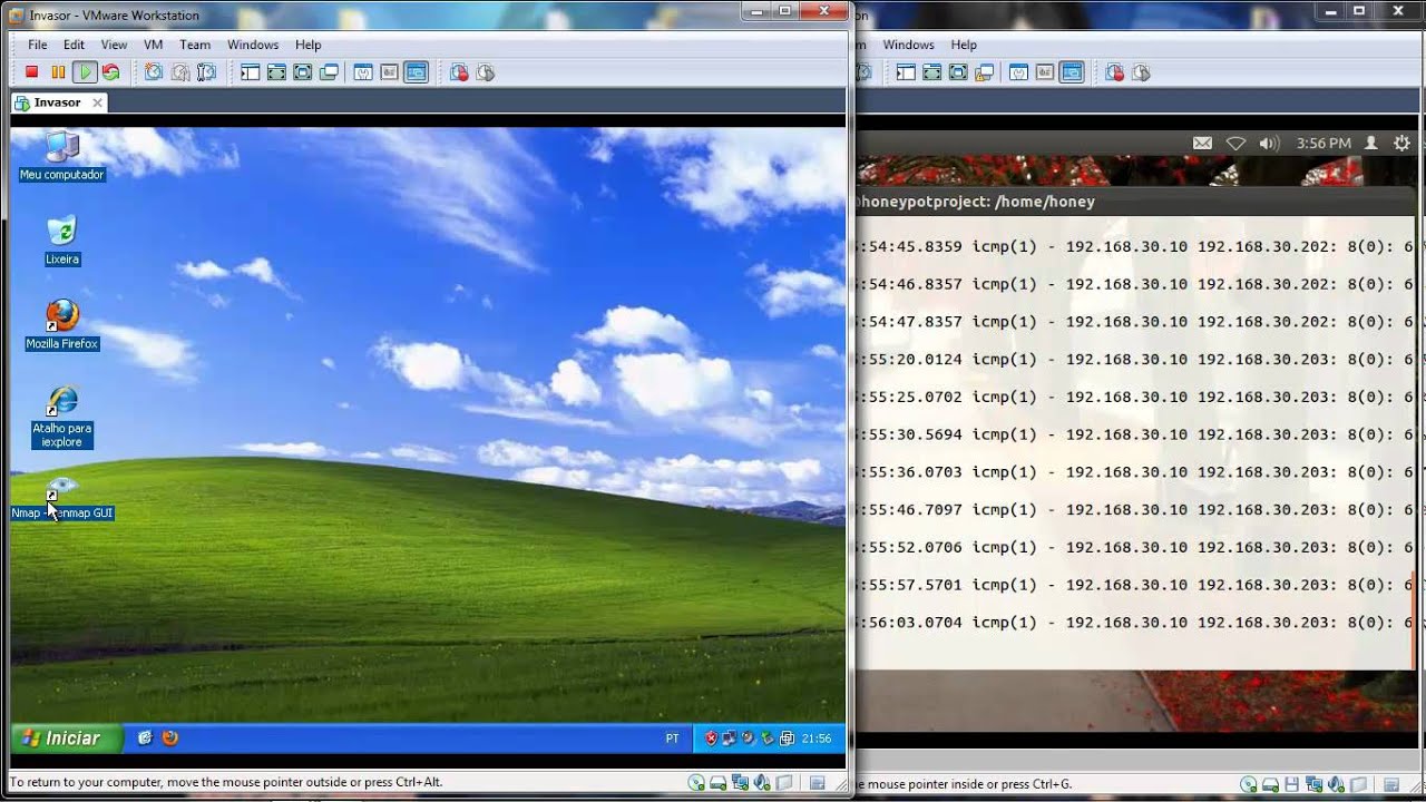 honeyd project - YouTube