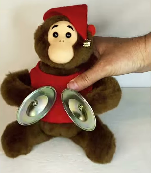 Vintage 70's Clapping Cymbals Monkey Chimp Toy Monkey - YouTube