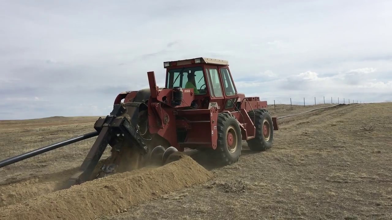 DITCH WITCH 185 TRENCHER - YouTube
