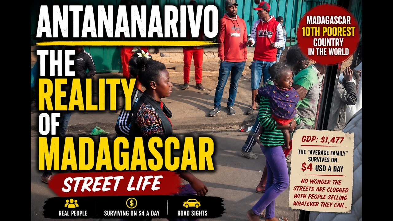 Visit Madagascar: Road Sights Driving Around Antananarivo - YouTube