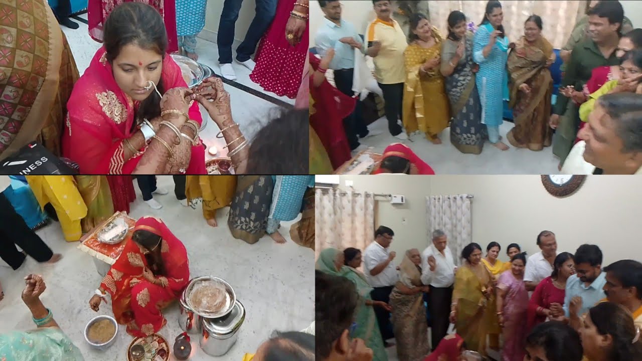 Gaur poojan Ritual// Indian wedding Rituals// Baniya Wedding//. - YouTube