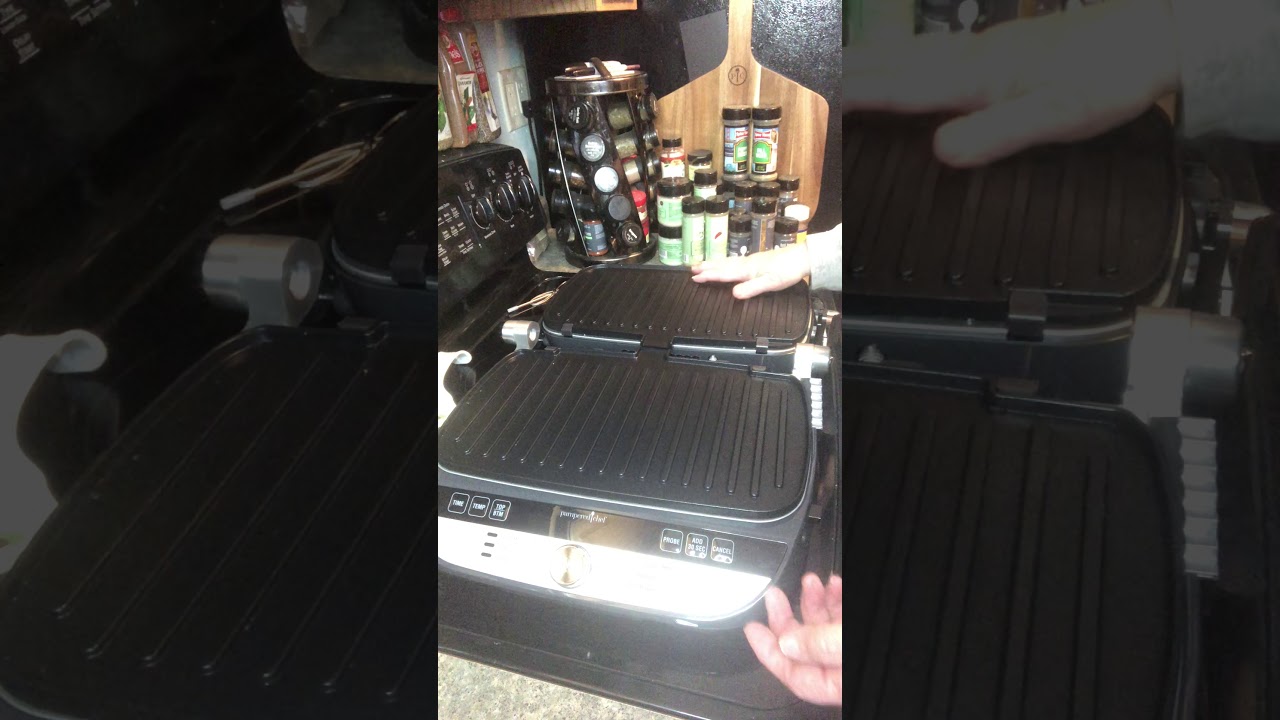Pampered Chef Deluxe Grill & Griddle - YouTube