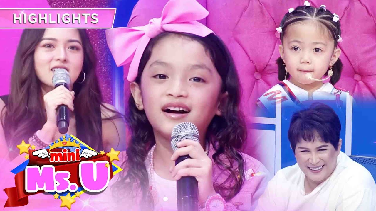 Kulot answers the question why she is beautiful | It’s Showtime Mini Miss U - YouTube
