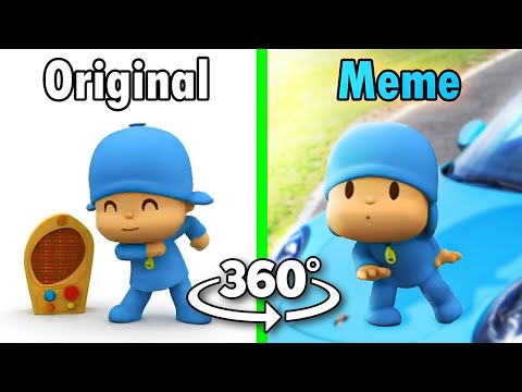 Pocoyo Dance Original VS Meme | MUEVELOU - VAD BOYZ / Muevelo Pocoyo Original 360° VR
