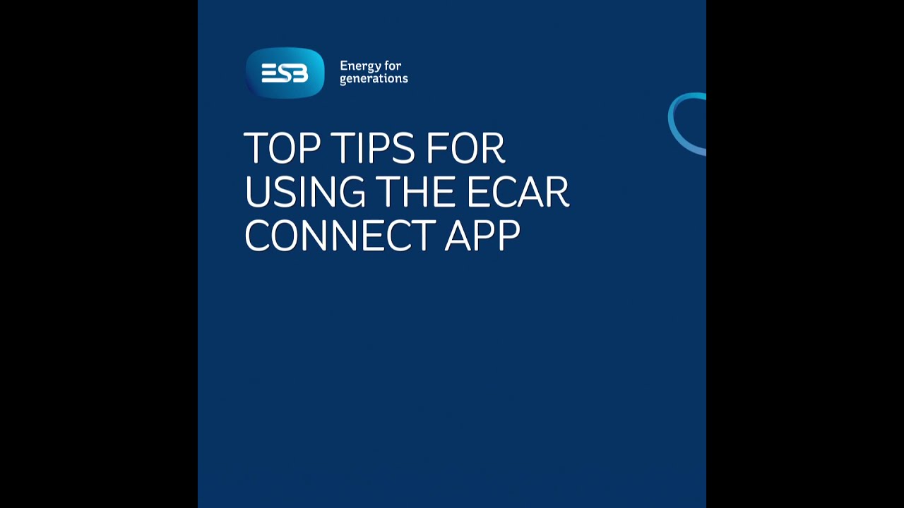 Top tips for using the ecar connect app - YouTube