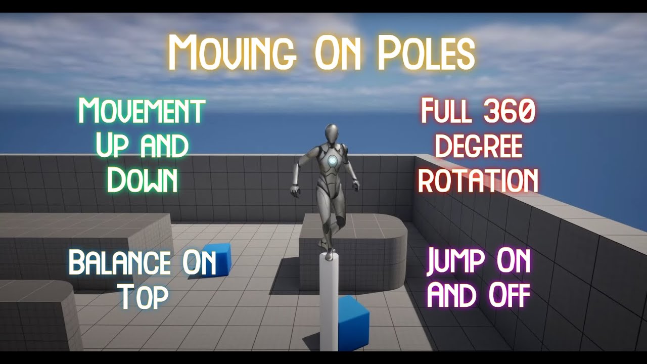How To Move On Poles (Part 1: Movement) | Unreal Engine 5 - YouTube