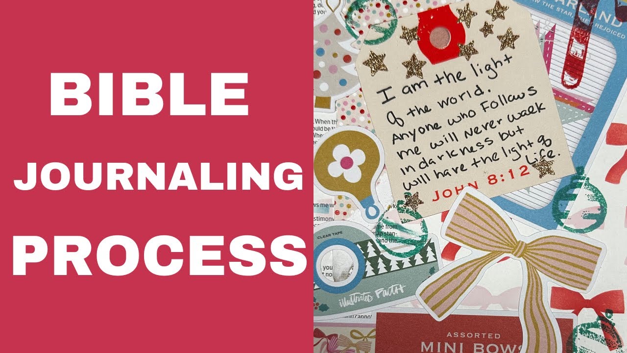 Bible Journaling Process | Illustrated Faith Advent | Mixed Media Bible ...