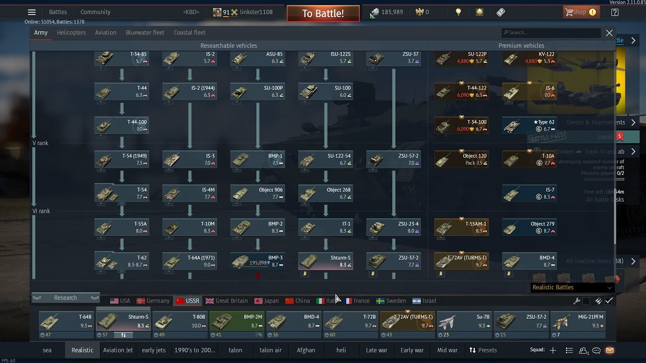 Relaxing and playing the soviet tech tree in War Thunder - YouTube