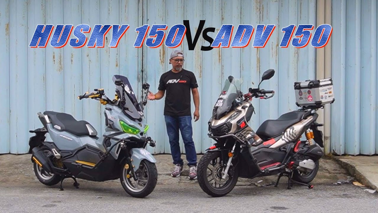 SYM Husky 150 vs Honda ADV 150 | Jajan Bikempire96 - YouTube