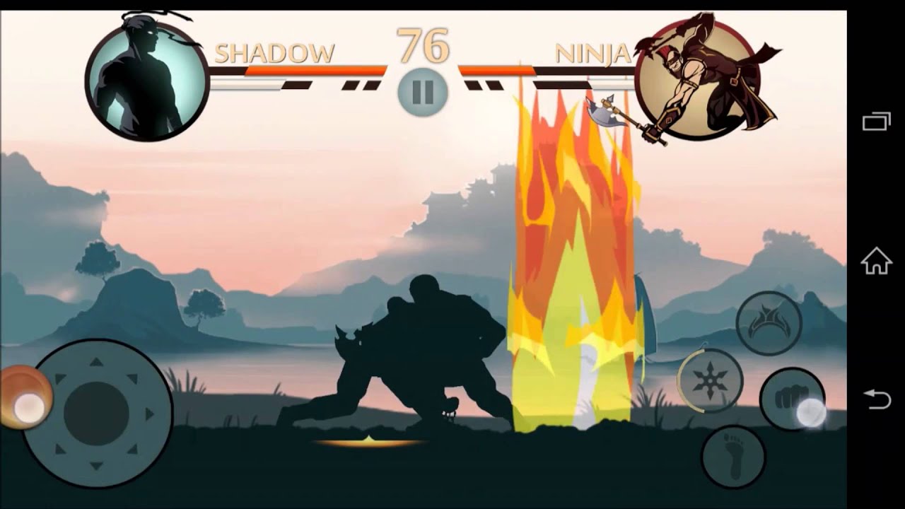 SHADOW FIGHT 2 DUEL: RING OUT with Knuckles - YouTube