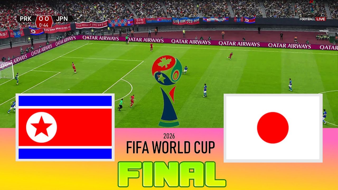 NORTH KOREA vs JAPAN - Final FIFA World Cup 2026 | Full Match All Goals ...