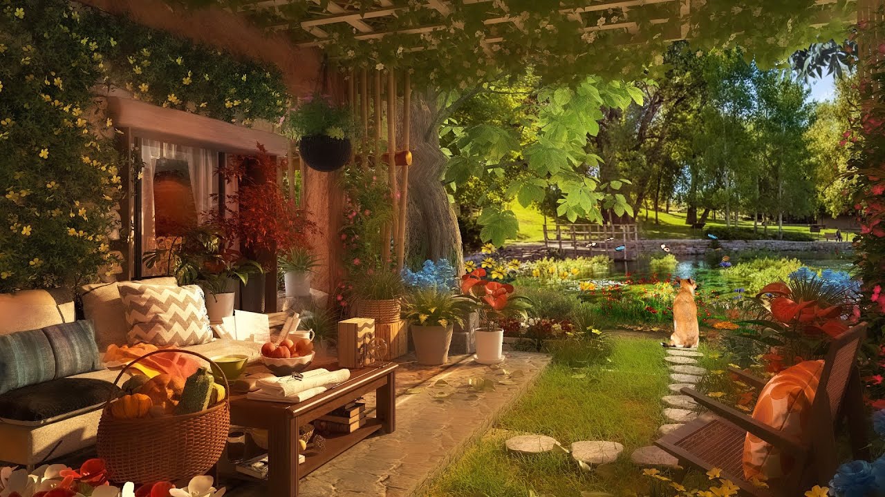 SPRING TEA GARDEN AMBIENCE: Relaxing Spring Sounds to Invigorate You ...