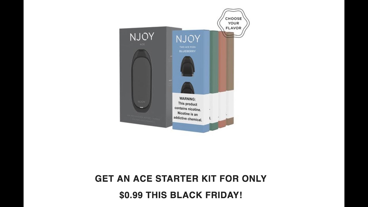 Another Great Black Friday Deal: NJOY Ace Starter Kit for $0.99 - YouTube