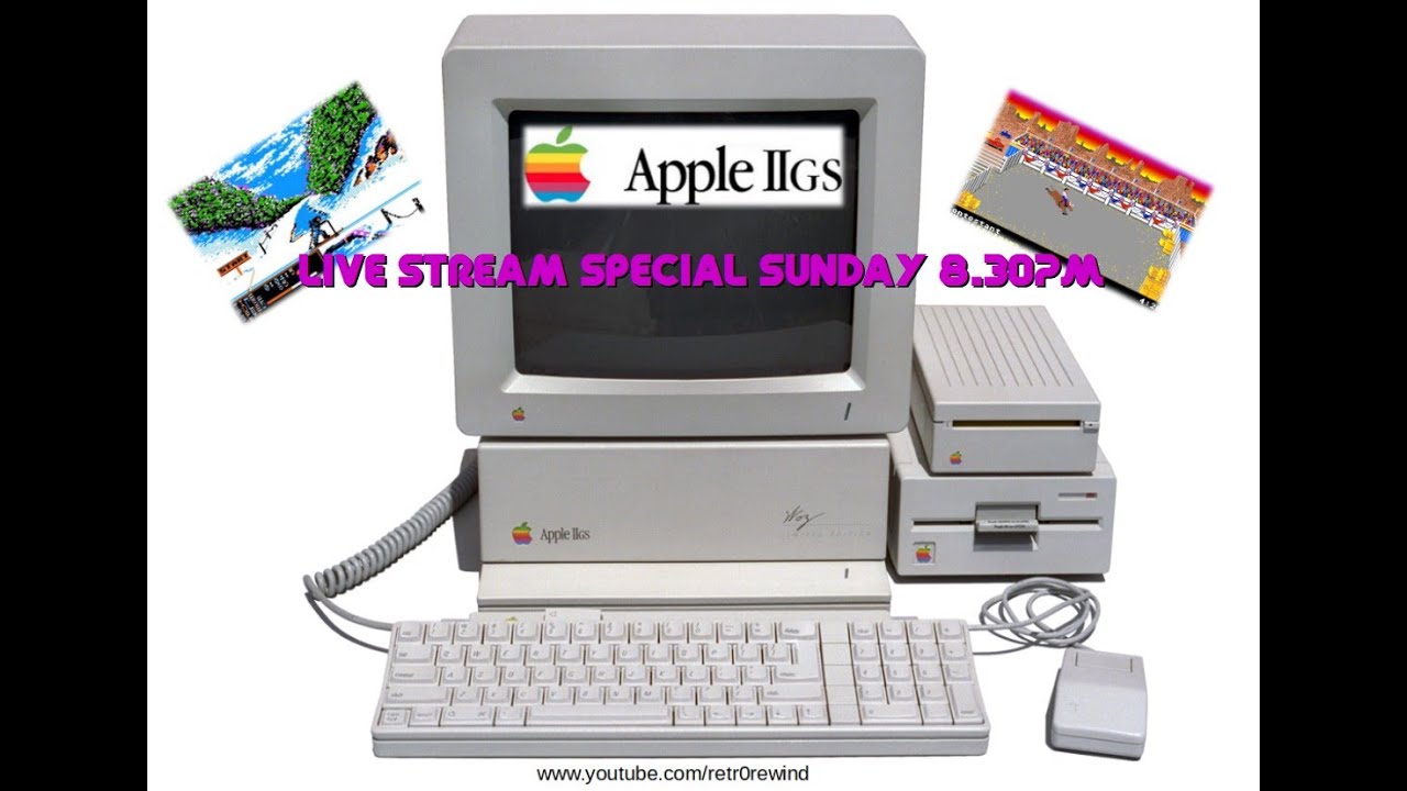 Apple II GS Live Stream Special - Gameplay & Chat - YouTube