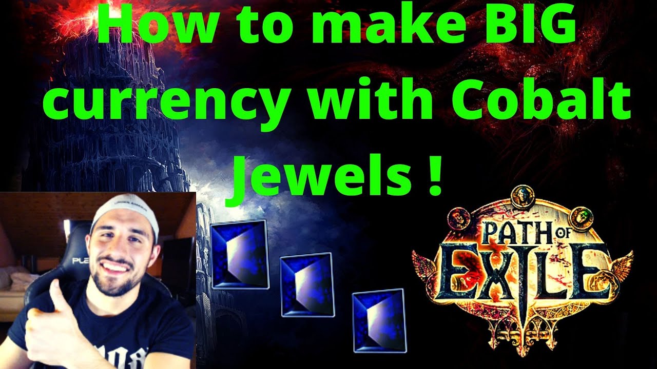 How to make BIG currency with Cobalt Jewels on POE ! - YouTube