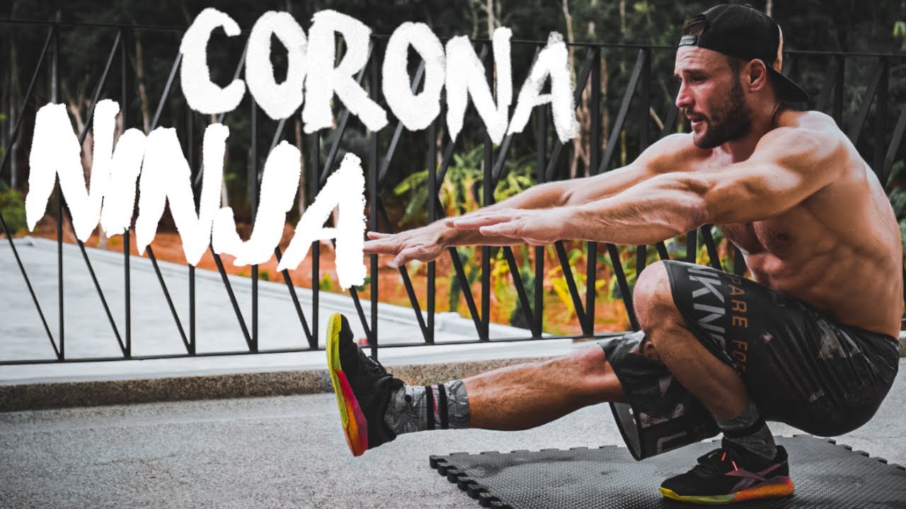 "CORONA NINJA" BODYWEIGHT HOME WORKOUT #23 - YouTube