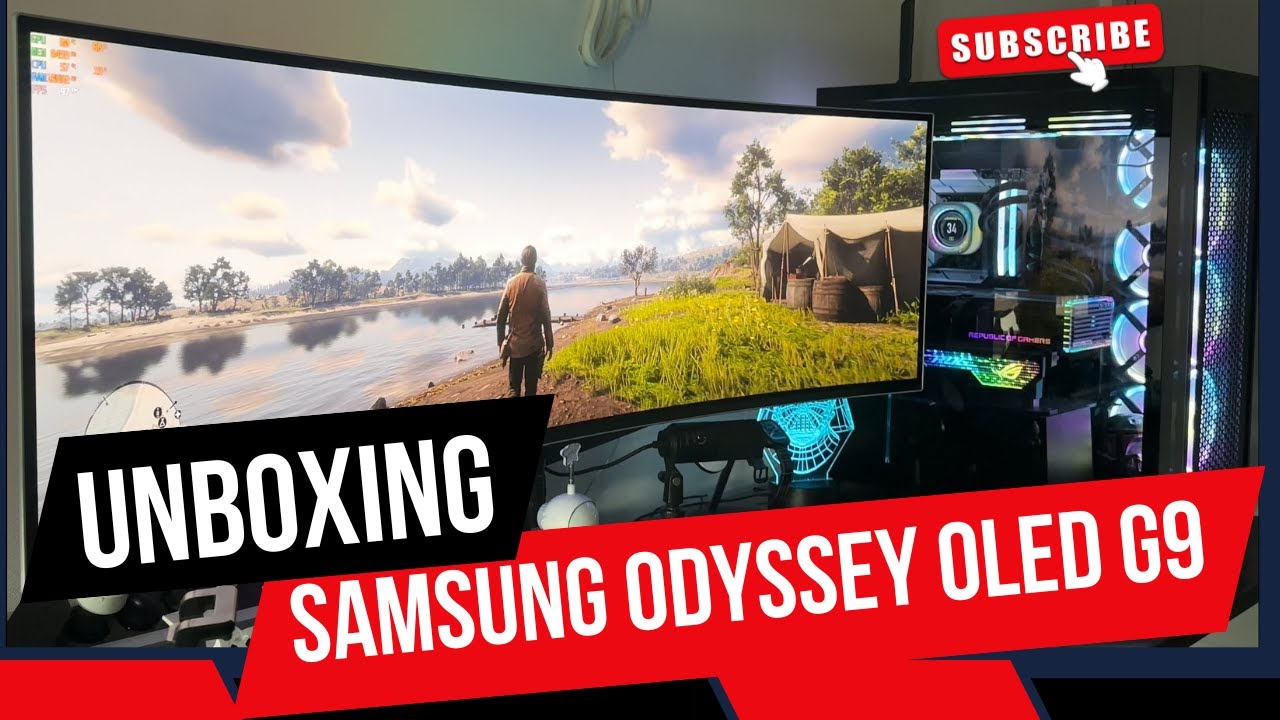 Unboxing Samsung Odyssey G9 Ultrawide - YouTube