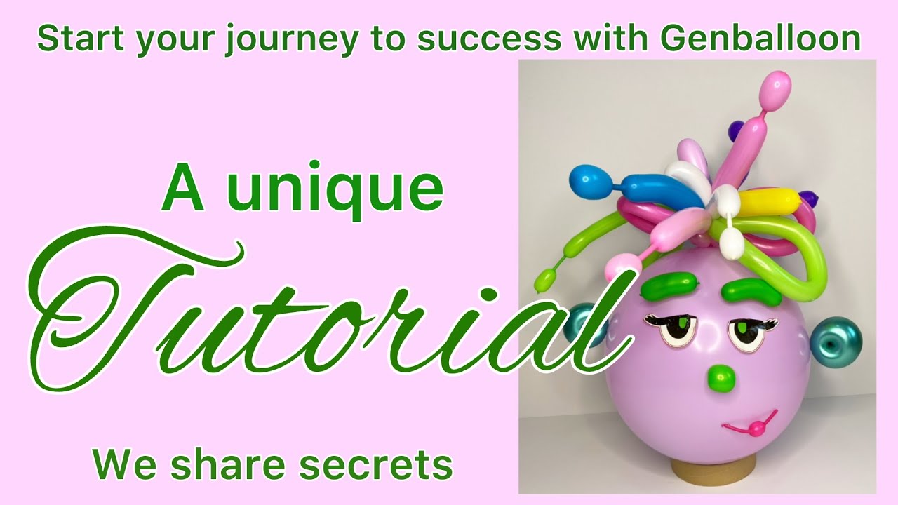 How to put a balloon with a narrow neck on the staffing machine ...