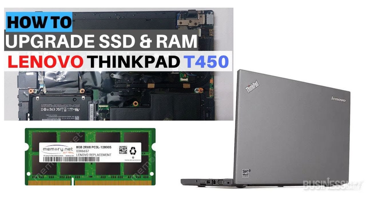 Lenovo T450S How To Extend Ram And Ssd - YouTube