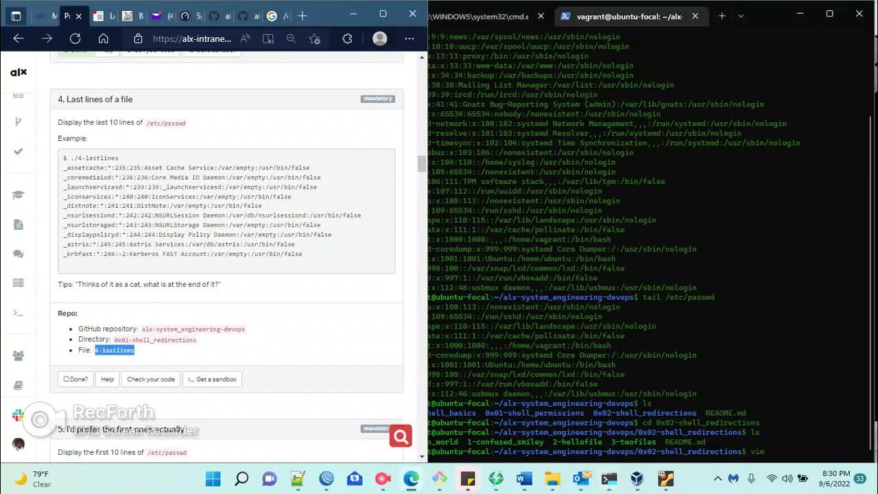 Shell Io Redirections And Filters Youtube