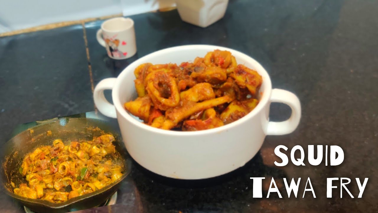 Kanava varuval||Squid Tawa Masala Fry||simple Easy squid Fry - YouTube