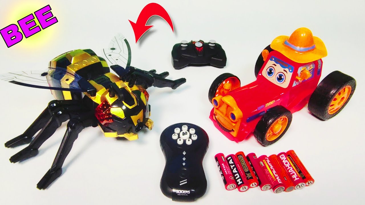 SPRAY BEES vs DANCING CAR 2.4G RC UNBOXING & TESTING With Remote ...