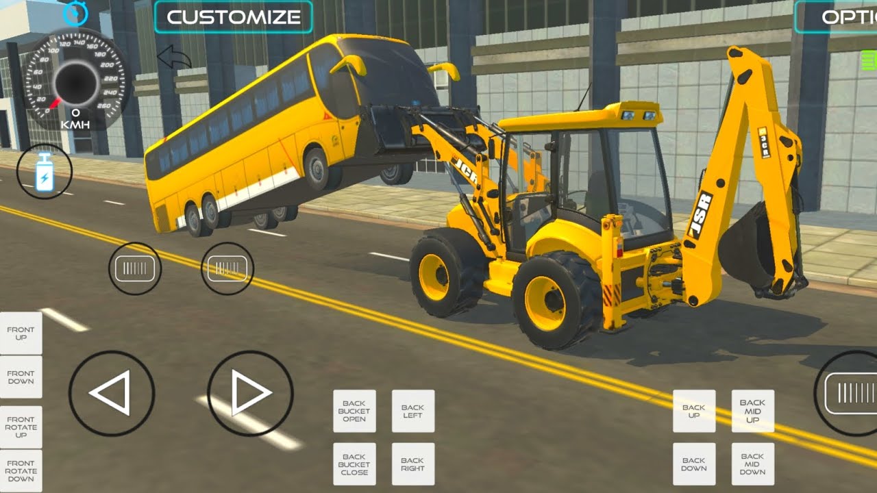 Jcb And Bus Game 🎮 - YouTube