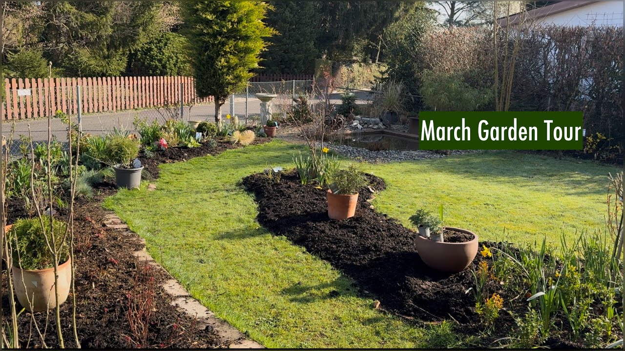 March Garden Tour 2025 | TheSwissGardenVlog - YouTube