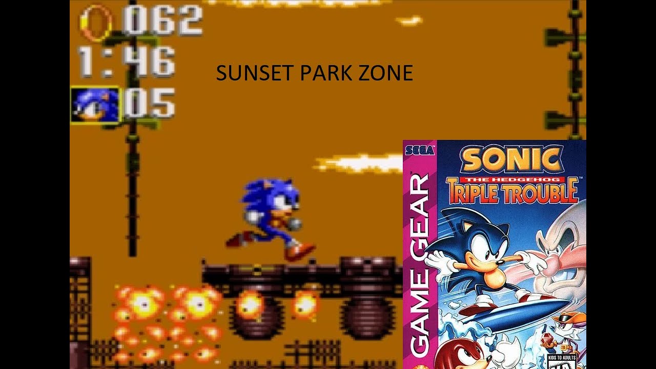 Sonic Triple Trouble! Part 2: Sunset Park Zone - YouTube